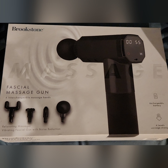 Brookstone | Other | Brookstone Fascial Massage Gun | Poshmark